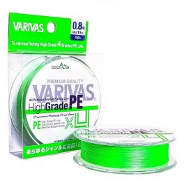 TRESSE VARIVAS HIGH GRADE PE X4 150M VERTE à 32,50 € par VARIVAS | Action Pêche